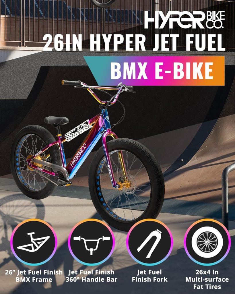 Hyper E-Ride BMX Fat Tire Electric Bike Review/ A Fun, Versatile Bike ...
